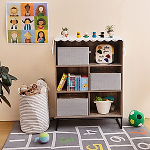 GRANNY SAYS Bundle of 2-Pack Large Storage Bins for Wardrobe & 3-Pack Rectangle Fabric Storage Bins