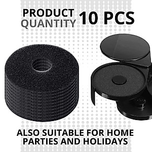 10PCS Replacement Sponge Bar Rimmer Sponges Cocktail Glass Rimmer Sponges for Glass Rimmer Margarita Salter Black