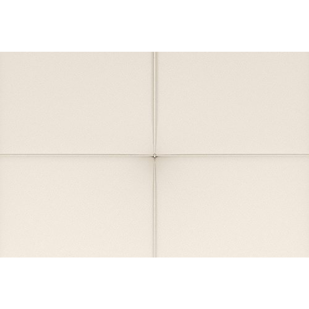 DHP Andora 76 Inch Futon Sofa Bed in Faux Leather, Modern Upholstered Couch Sleeper with Button Tufted Back and Seat, White