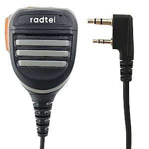 radtel Platinum Series Rainproof Heavy Duty Shoulder Speaker Mic Compatible RT-470X RT-470 RT-490 RT-890 RT-830 RT-495 TYT Kenwood radios,Microphone… (Advanced Mic)