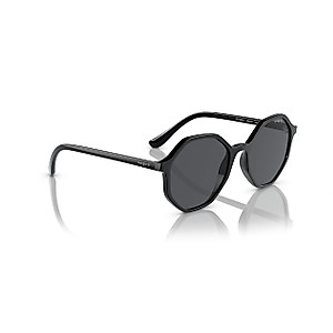 Vogue Eyewear Woman Sunglasses Black Frame, Grey Lenses, 52MM