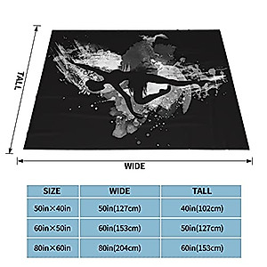 Ballet Beauty Dance Throw Blanket Warm Ultra-Soft Micro Fleece Blanket for Bed Couch Living Room