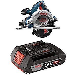 Bosch Bare-Tool CCS180B 18-Volt Lithium-Ion 6-1/2-Inch Lithium-Ion Circular Saw with 2.0 AH battery