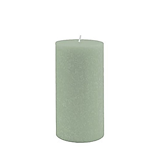 Root Candles Timberline Beeswax Blend Premium Handcrafted Unscented Pillar Candle, 3 x 6-Inch, Sage Green