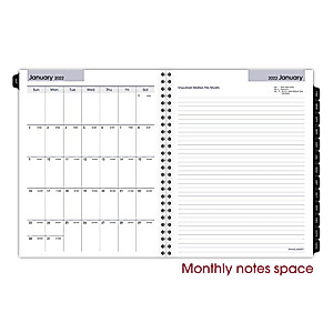 AT-A-GLANCE 2022 Weekly & Monthly Planner Refill for G545 Line Planners by AT-A-GLANCE, 7" x 8-3/4", Medium, Executive, DayMinder (G54550)