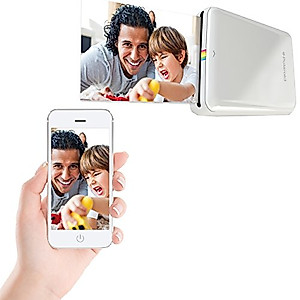 Zink Polaroid ZIP Wireless Mobile Photo Mini Printer (Blue) Compatible w/ iOS & Android, NFC & Bluetooth Devices