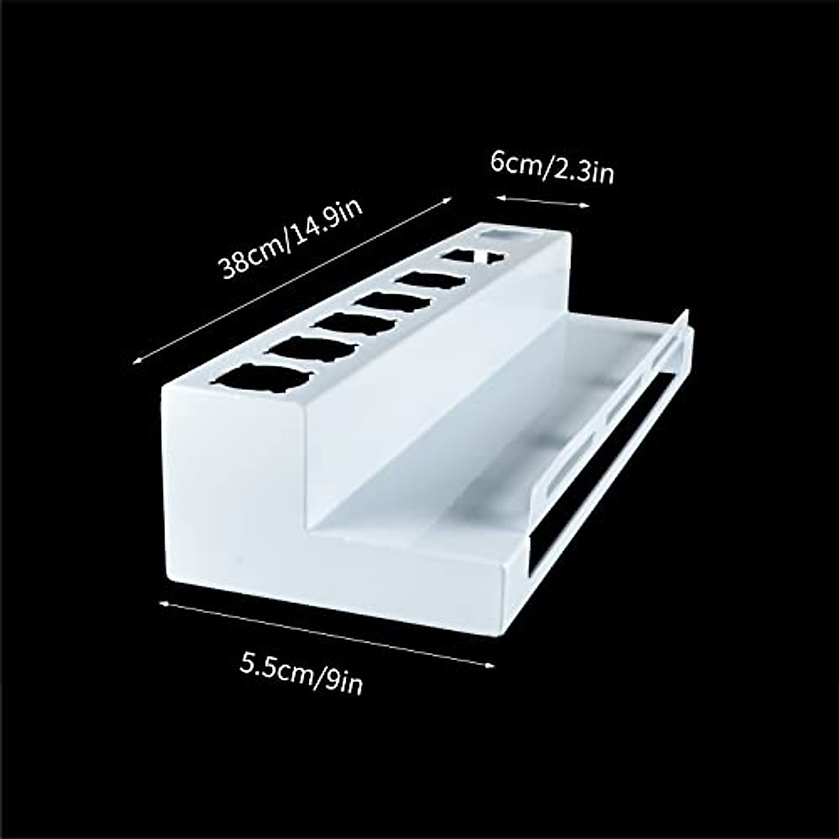 Wall Mounted Dryer Hair Curler Storage Rack Suitable for Dyson Airwrap Bathroom Shelf Hair Care Tool Storage (C)