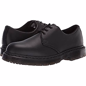 Dr. Martens, Unisex Mono 1461 Slip Resistant Service Shoes, Black, 11 US Men/12 US Women