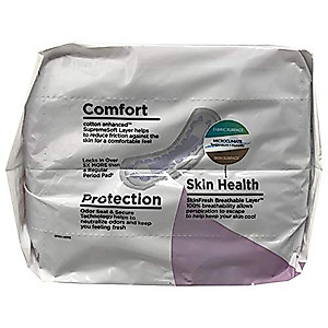 Equate Options Moderate Absorbency Long Length Incontinence Pads, 60 Count