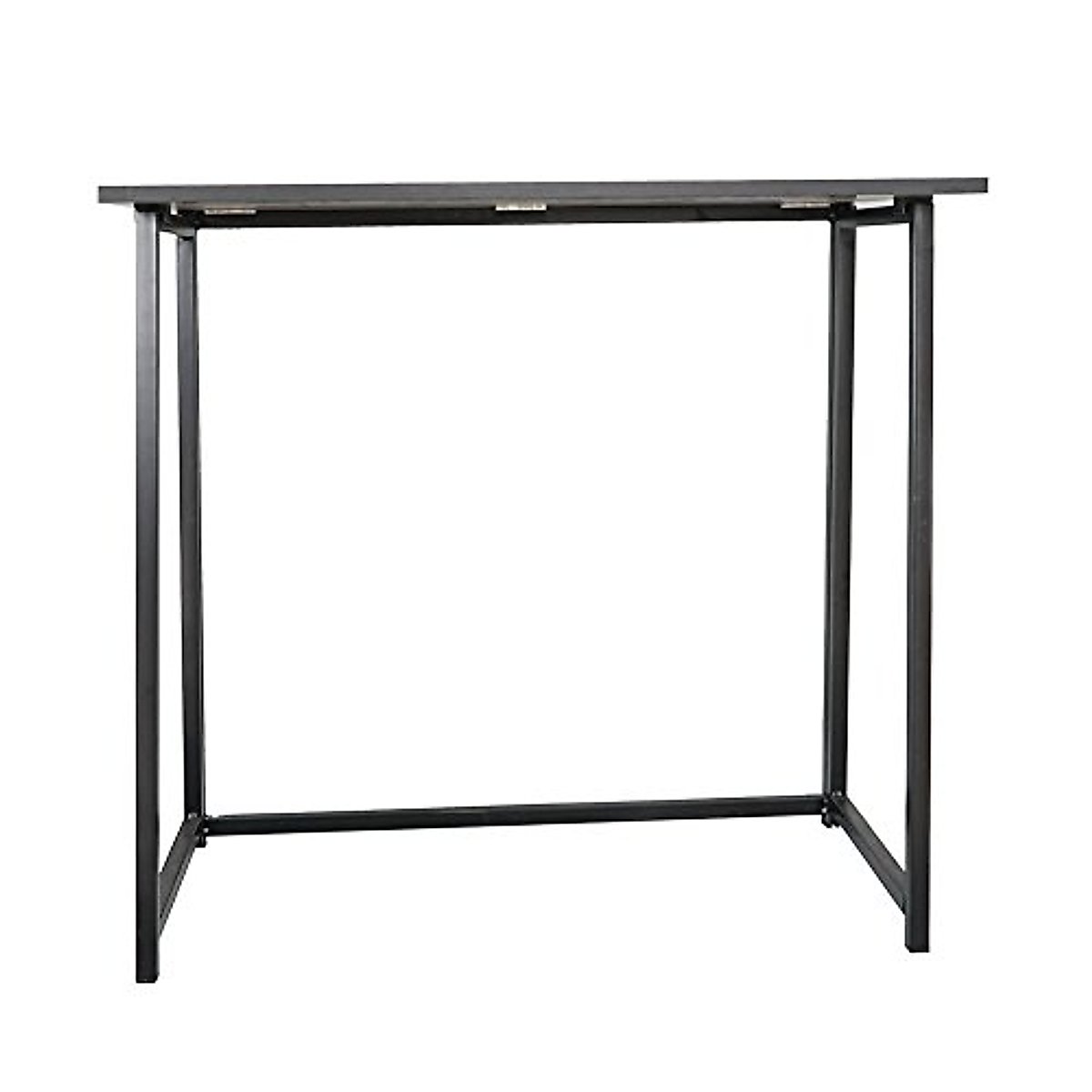 HAINEW Computer Desk Folding Desk Collapsible Gaming Desk Small Desk for Small Spaces Space Saving Computer Table Writing Workstation for Home Office, Black, 31.5" L x 17.72" W x 29.33" H