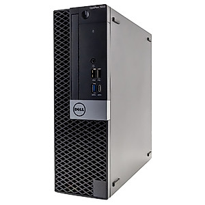 Dell OptiPlex 7050 Small Desktop Computer (SFF) | Quad Core Intel i7 (4.2GHz Turbo) | 16GB DDR4 RAM | 500GB SSD Solid State + 3TB HDD | WiFi-5G + Bluetooth | Win 10 Pro | Home or Office PC (Renewed)