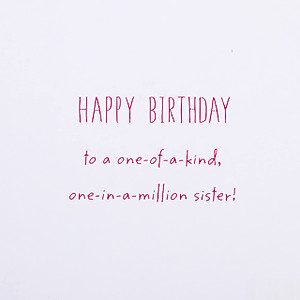 Hallmark Birthday Card for Sister - Contemporary Patterned Balloons Design