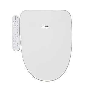 CUCKOO CBT-N1030EW Tankless Electronic Elongated Seats Electric Bidet, White