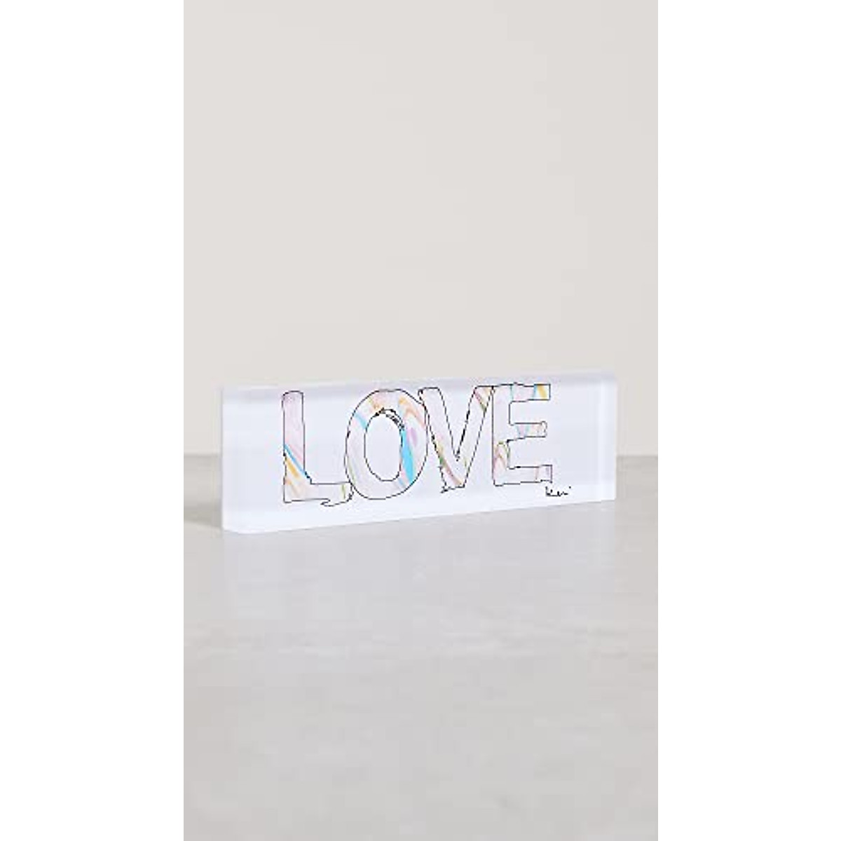 Kerri Rosenthal Women's Love Block of Love, Zig Zag Pink, One Size