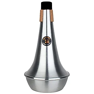 Pro Tec Protec Liberty Bass Trombone Aluminum Mute-Straight, Model ML108, Silver, Black, Brown