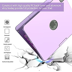 Keyboard Case for iPad Pro 11 inch， Case with Keyboard for iPad Air 5th 4th Generation - Touch Trackpad -10 Color Backlight -360° Protective with Pencil Holder for iPad Pro 11 inch 3rd /2nd/1st Gen