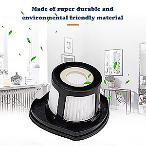 Vacuum Filter Replacement for Bissell 2284w Hand Car Vac and 2390 2389 2390A Pet Hair Eraser Vac，Replace # 1614212 1614203 1614204