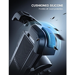 Lamicall Motorcycle Phone Mount, Bike Phone Holder - Upgrade Quick Install Handlebar Clip for Bicycle Scooter, Cell Phone Clamp for iPhone 16 15 Pro Max/ 14/13, Galaxy S10 and More 4.7-6.8" Phone