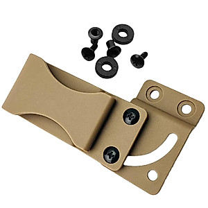 BEIYINAI K Sheath Waist Clip Accessories K Sheath Back Clip With Screws Waist Clip Scabbard Carrying Pocket Clip K Sheath Clip Tool