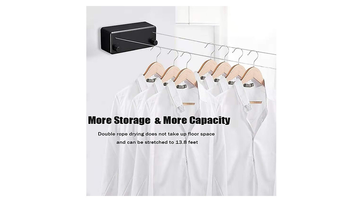 Bakala Retractable Clothesline - Indoor Laundry Solution
