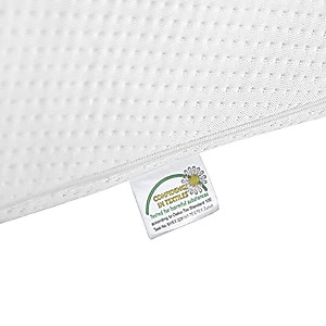 Peace nest White Memory Foam Bed Pillow with Pillowcase Single Pack, Hotel Collection Cooling Pillows for Sleeping Standard/Queen Size, 20x28 Inches