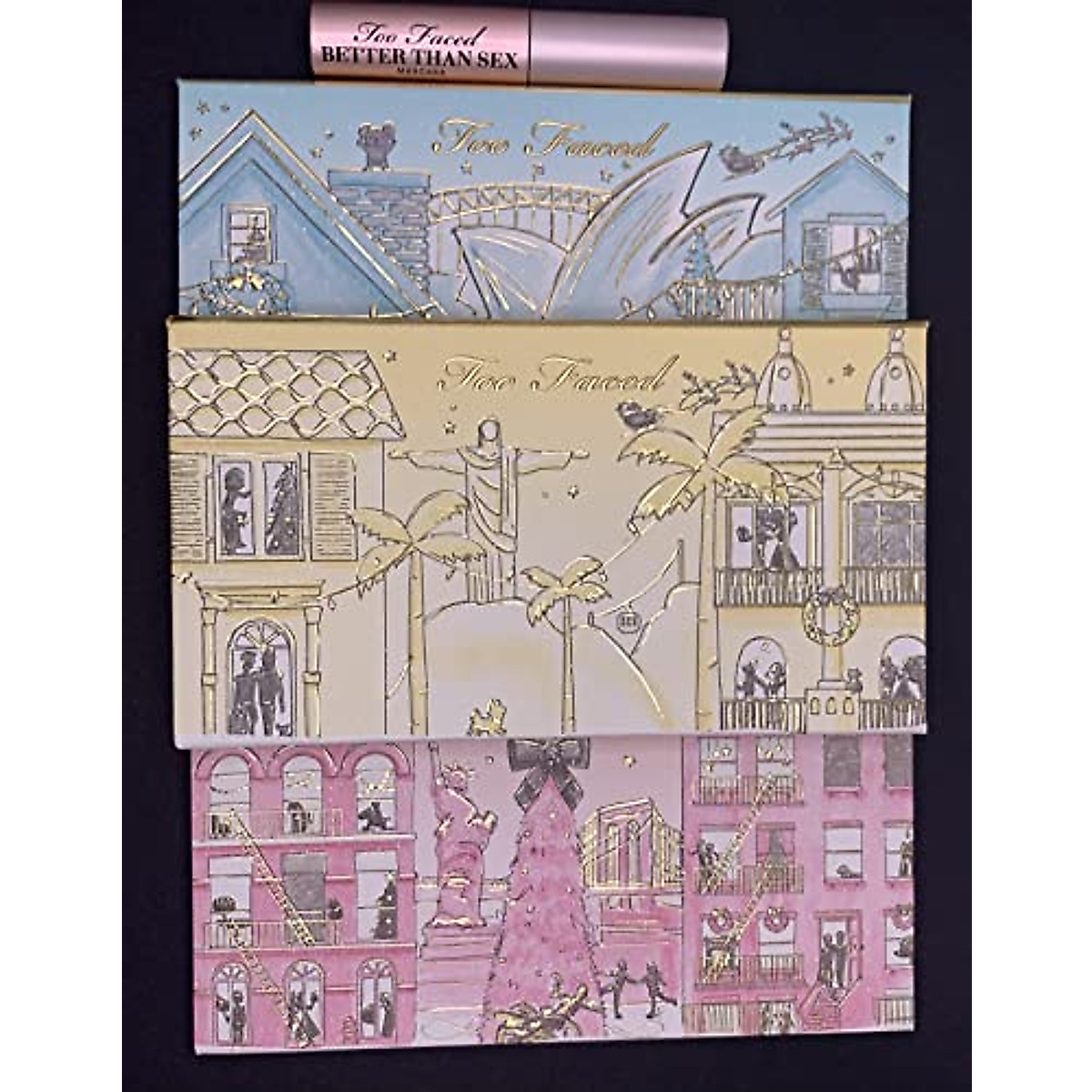 Too Faced Christmas Around the World Limited Edition Face and Eye Palettes