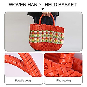 Cabilock Woven Market Basket woven shopping basket african market basket woven straw basket African Shopping Basket