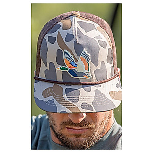 Retro Camo Duck Cap