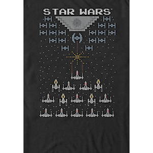 Star Wars Men's Warner Bros Chamber Ron Banner Premium Soft Hand Solid Tee, Black, xxx-large