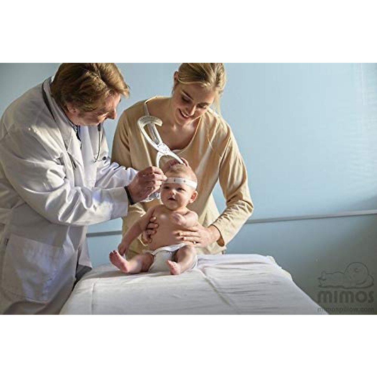 Mimos Craniometer (3 Units) - Cranial Asymmetry Measurement Tool, Diagnosis and Follow-up of Baby Flat Head Syndrome, Plagiocephaly Assessment.