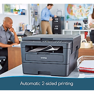 Brother HL-L2380DW Wireless Monochrome Laser Printer, Amazon Dash Replenishment Ready (Renewed)