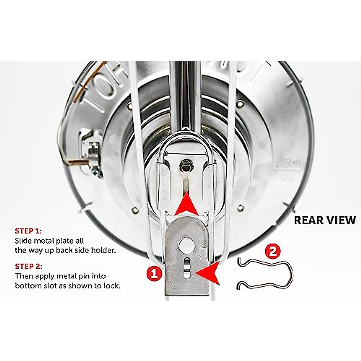 Flame King FK-AD010CGA Multi-Use Portable Propane Heater/Cooker 15,000 BTU for Camping, Ice Fishing, and Backpacking Trips, Silver