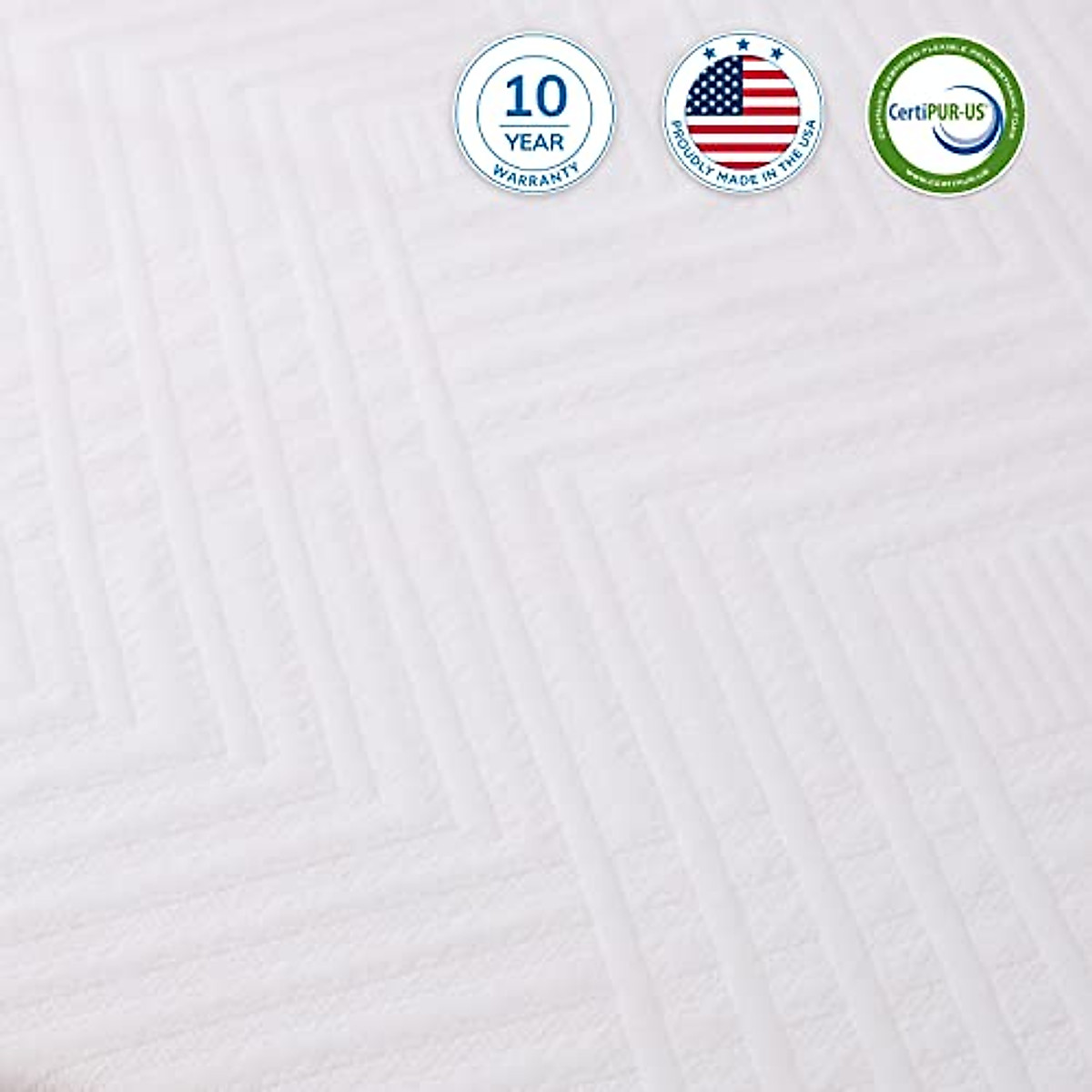 FONTOI Twin XL Mattress, 10 inch Memory Foam Mattresses, Cooling Gel Green Tea Infused (10IN-MEGO-TWINXL)