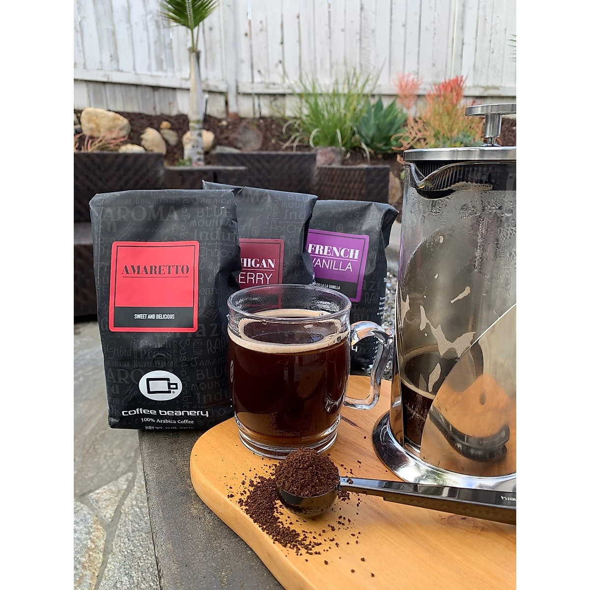 Michigan Cherry Coffee by Coffee Beanery | 12oz Flavored Coffee Ground Medium Roast Coffee| 100% Specialty Arabica Coffee Ground | Gourmet Coffee | Flavored Ground Coffee Medium Roast