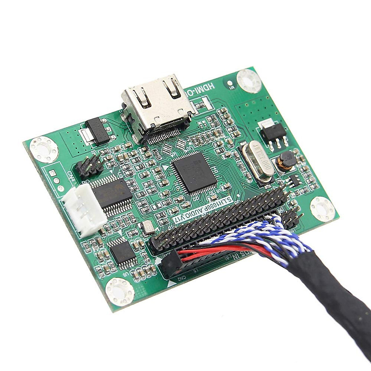 LCRZBH Raspberry Pi& Orange Pi Geekworm LVDS to HDMI Adapter Board Support 1080P Resolution for RPi High-Performance Development Board