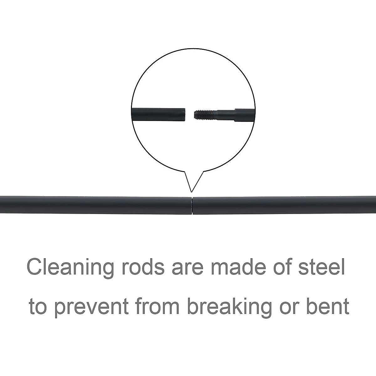 Cleaning Kit Set Cleaning Kits Portable Clean Kit Supplies for 5.56mm/ .223/ .22 Cal with Olive Green Bag