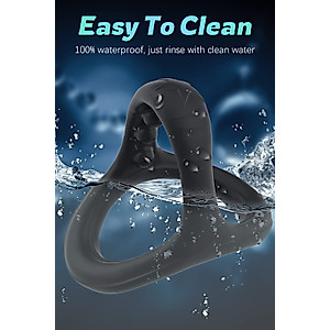 Canrok Silicone Cock/Penis Rings Set with 7 Different Sizes for Erection Enhancing, Long Lasting Stronger Strechy Adult Sex Toys for Men or Couple