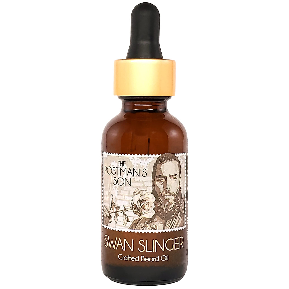 The Postman's Son - SWAN SLINGER - Crafted Beard Oil - 1 fl oz