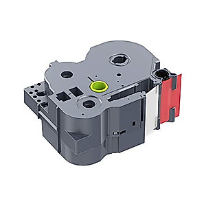 IDIK 1PK White on Red Standard Laminated Label Tape Compatible for Brother P-Touch TZe-465 TZ465 TZe465(36mm x 8m)