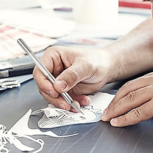 Nicpro 120 PCS Hobby Blades Set SK-5, Utility #11 Art Blades Refill Cutting Tool with Storage Case for Craft, Hobby, Scrapbooking, Stencil