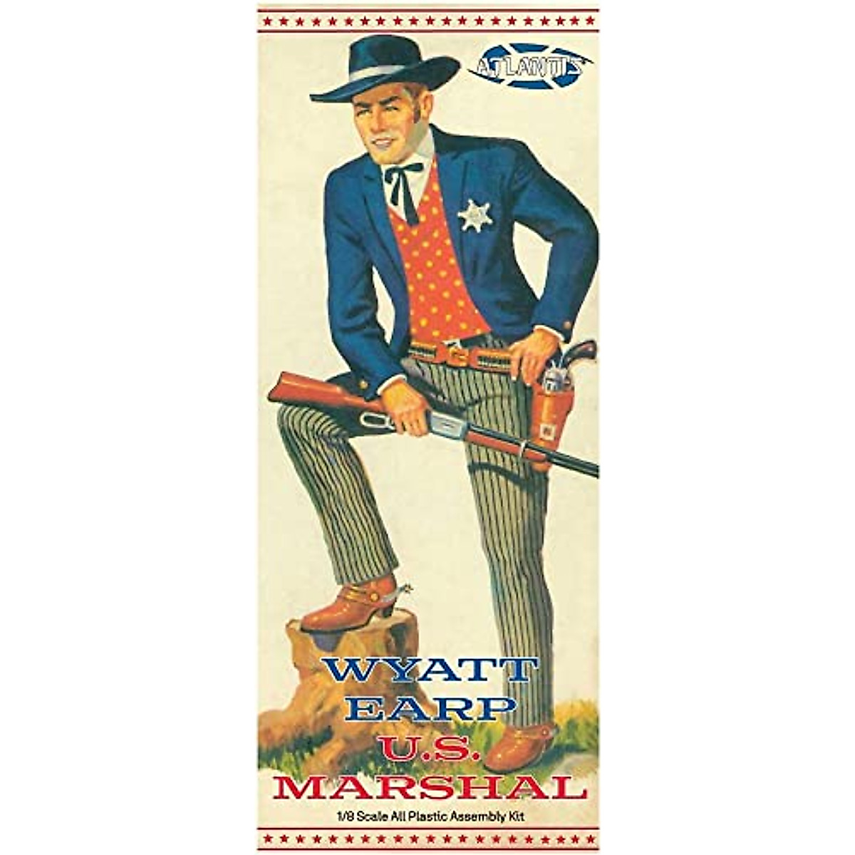 Atlantis Plastic Model Kit - U.S. Marshal YWyatt EARP 1/8 Figure