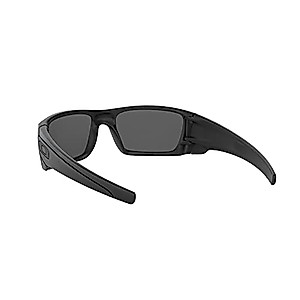 Oakley SI Men's OO9096 Fuel Cell Rectangular Sunglasses, Matte Black/Prizm Black Polarized, 60 mm