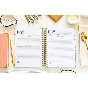 Paper Peony Press The Keepsake Recipe Book: A Blank Recipe Notebook To Write In Your Own Recipes & Create Your Own Cookbook Journal (Spiral-Bound Premium Hardcover Edition)