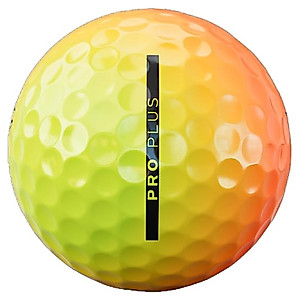 VICE Golf Limited Edition Pro Plus Golf Balls (Shade Yellow Orange)