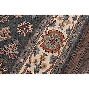 Momeni Tudor Wool Area Rug, 2' X 3', Grey