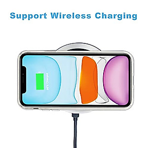 JJGoo Compatible with iPhone 11 Case, Clear Crystal TPU Phone Cases Shockproof Bumper Cover Anti-Scratch Protective Slim Thin Phone Case for iPhone 11 6.1inch