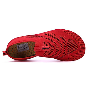 Leyang Womens Mens Kids Water Sport Shoes Indoor Yoga Quick-Dry Barefoot Aqua Socks for Swim Aerobics Boys Girls