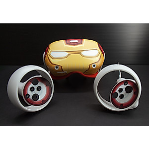 Arlon Graphics Iron Armour Full Wrap Skin Decal for Oculus Quest 2 - Easy-to-Install Protective Vinyl Sticker Cover Accessories, Grey