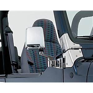 Smittybilt Half Door Side Mirrors (Chrome) - 7504