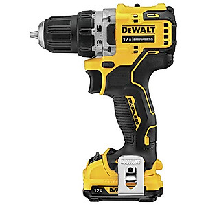 DEWALT XTREME 12V MAX* Cordless Drill / Driver Kit, 3/8-Inch (DCD701F2)